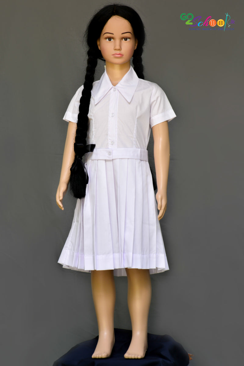 Musaeus Uniform Frock (Normal Pleat) – go2school.lk