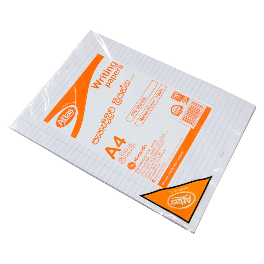 Atlas Writing Paper – go2school.lk